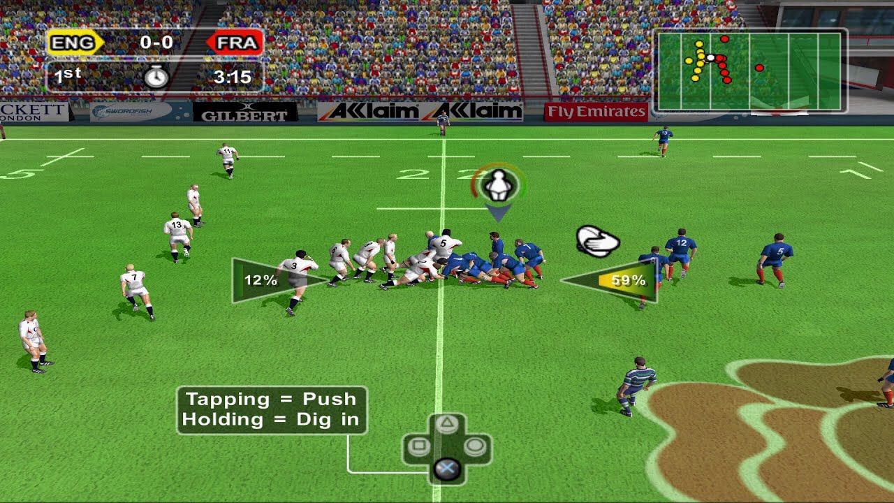World Championship Rugby PS2 Gameplay HD (PCSX2 1.7.2) - YouTube