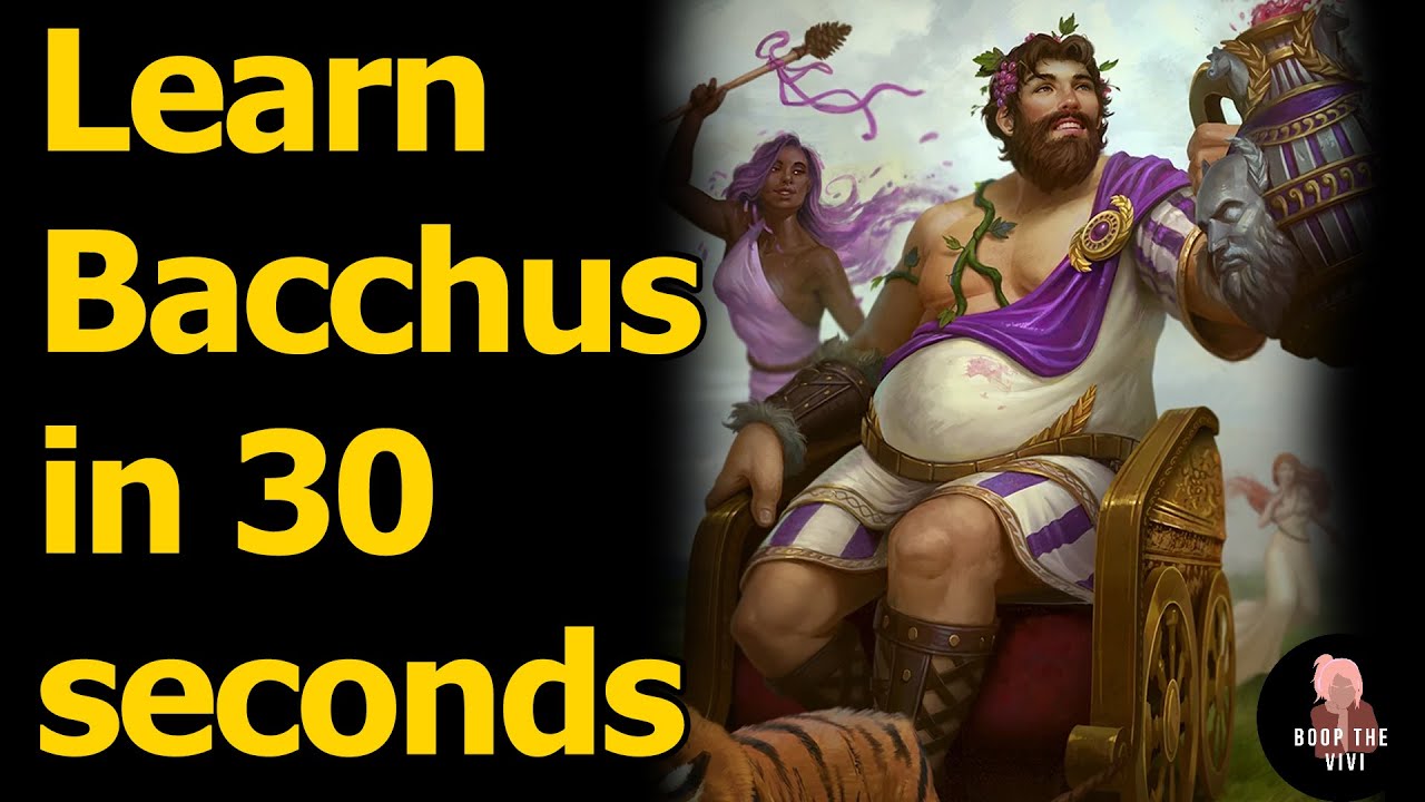 HOW TO PLAY BACCHUS IN 30 SECONDS - Quick Smite God Guide - YouTube