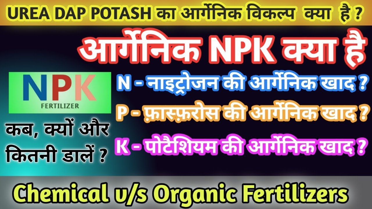 Organic substitute for UREA, DAP, POTASH / यूरिया dap का आर्गेनिक ...