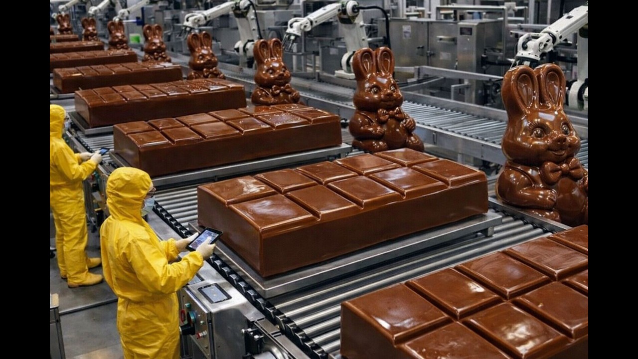 How It’s Made Chocolate (Factory Process) | From Cocoa Beans to Wrapped ...