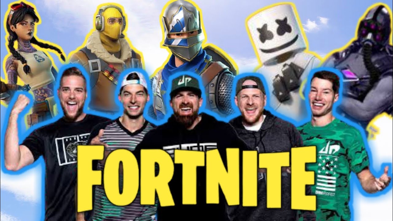 Welcome Back Dude Perfect In Fortnite - Dude Gaming - YouTube