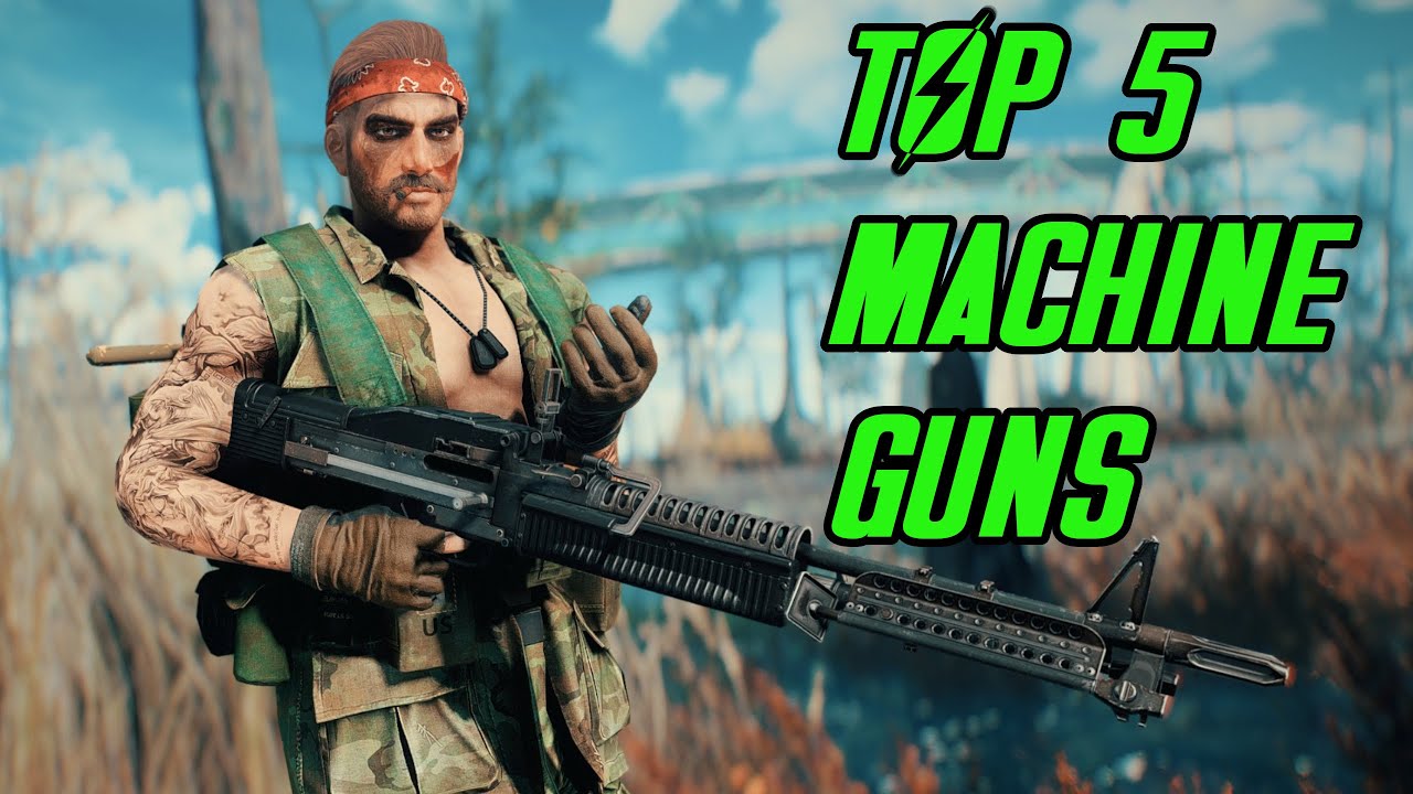Fallout 4 - Top 5 LMG Mods - YouTube