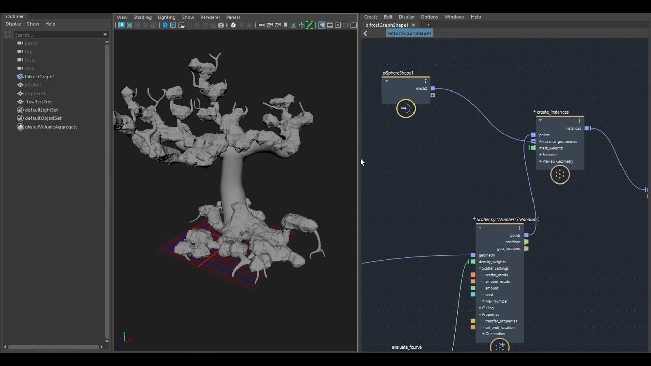 Making Snow ,Dust or Moss In Maya Bifrost ! - YouTube