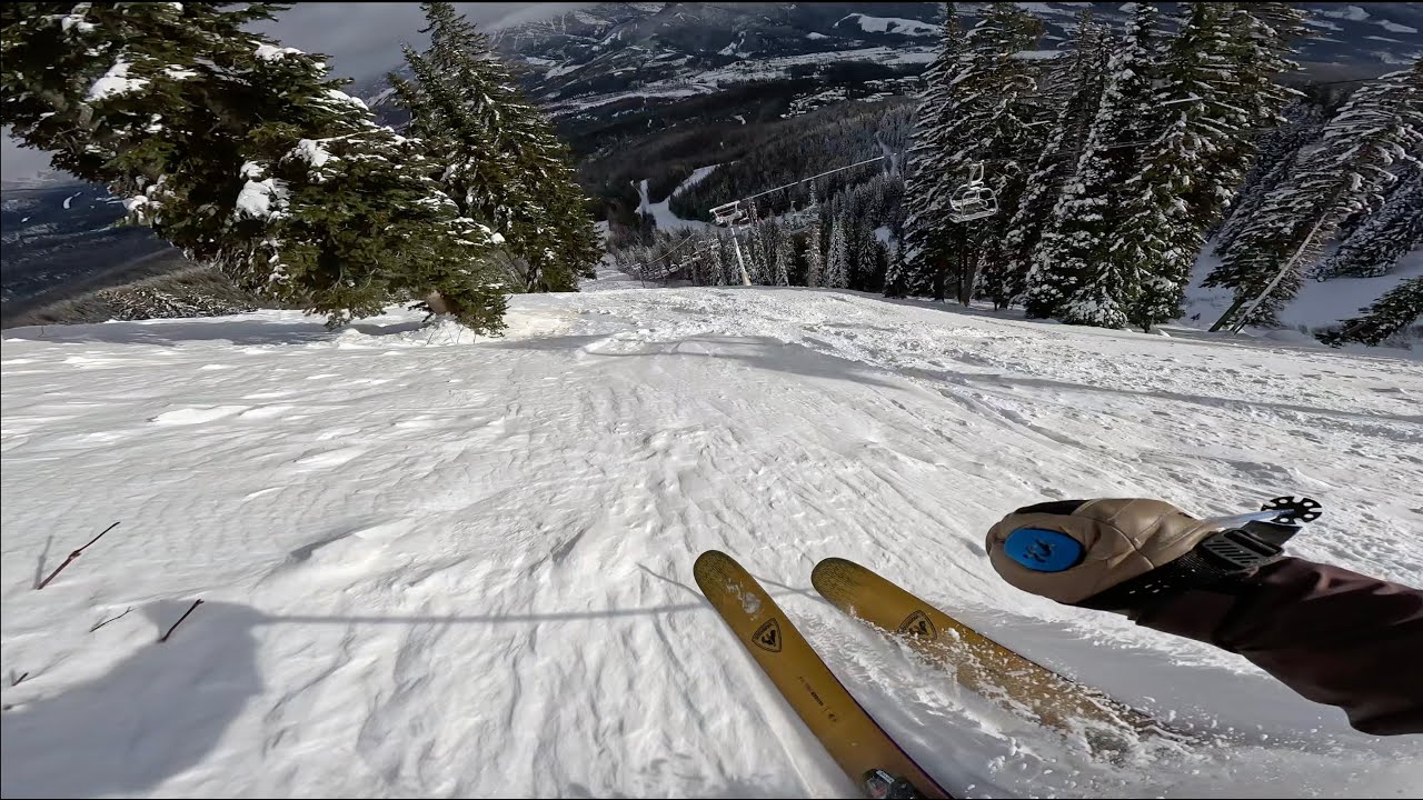 UNREAL early season snow at Fernie - Powder Skiing POV - YouTube