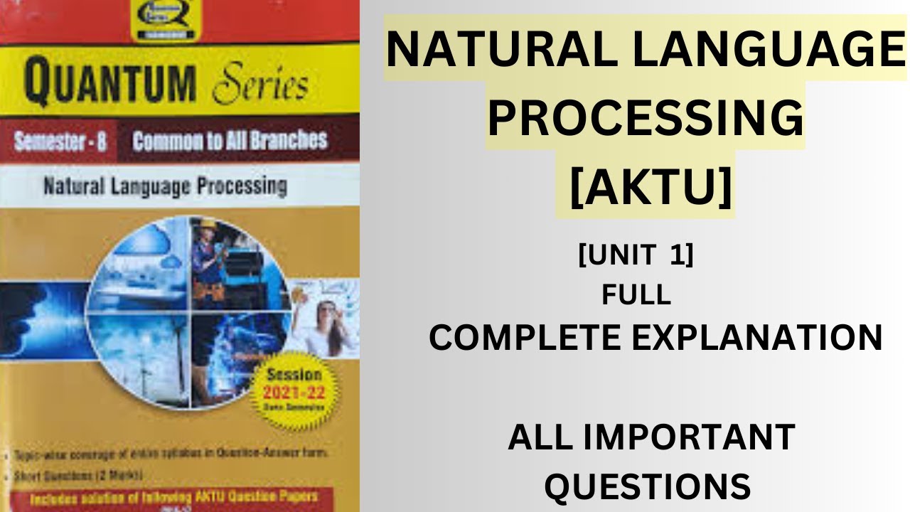 Natural language Processing | AKTU unit 1 | most important questions ...