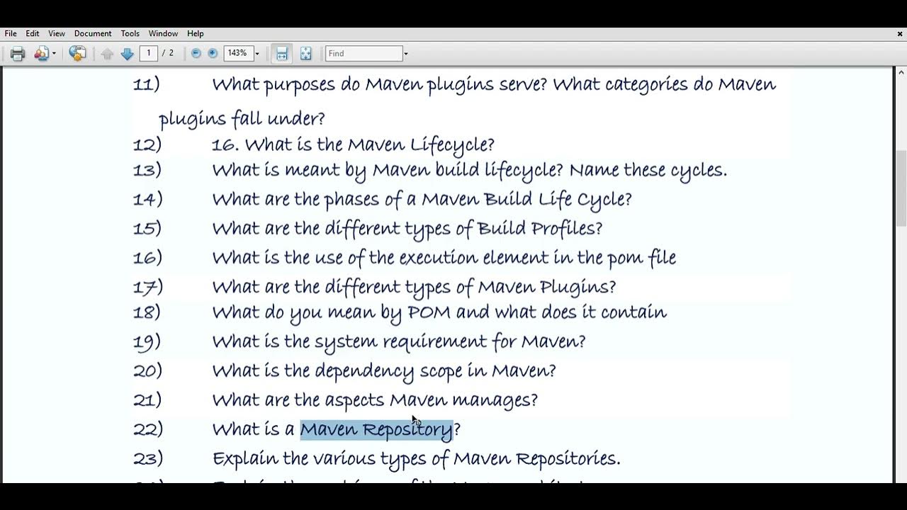 Top 40 Essential Maven Interview Questions And Answers 2024 | Maven ...