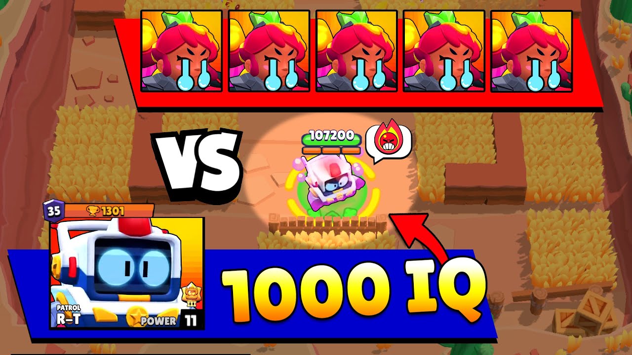 New R T Brawler Too Op🤖 1000 Iq Broken Game Brawl Stars 2023 Funny