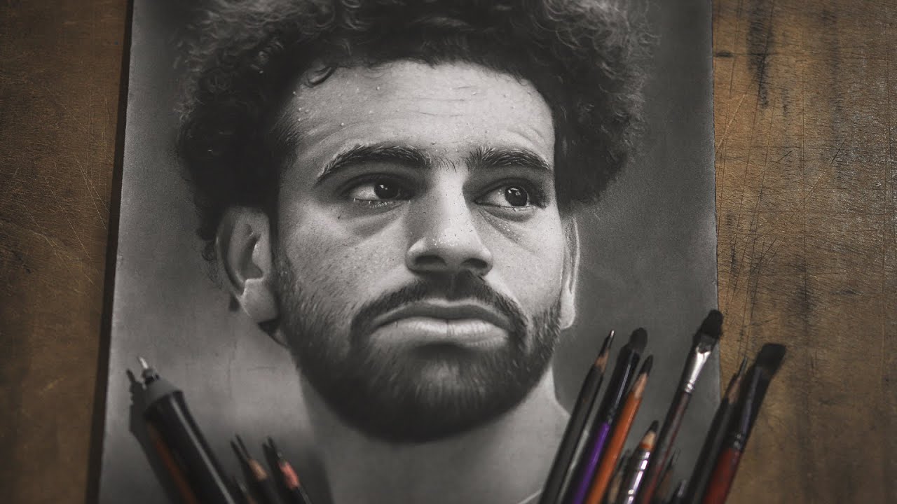 Drawing Realistic Portrait Art Tutorial Beginners Guide - YouTube