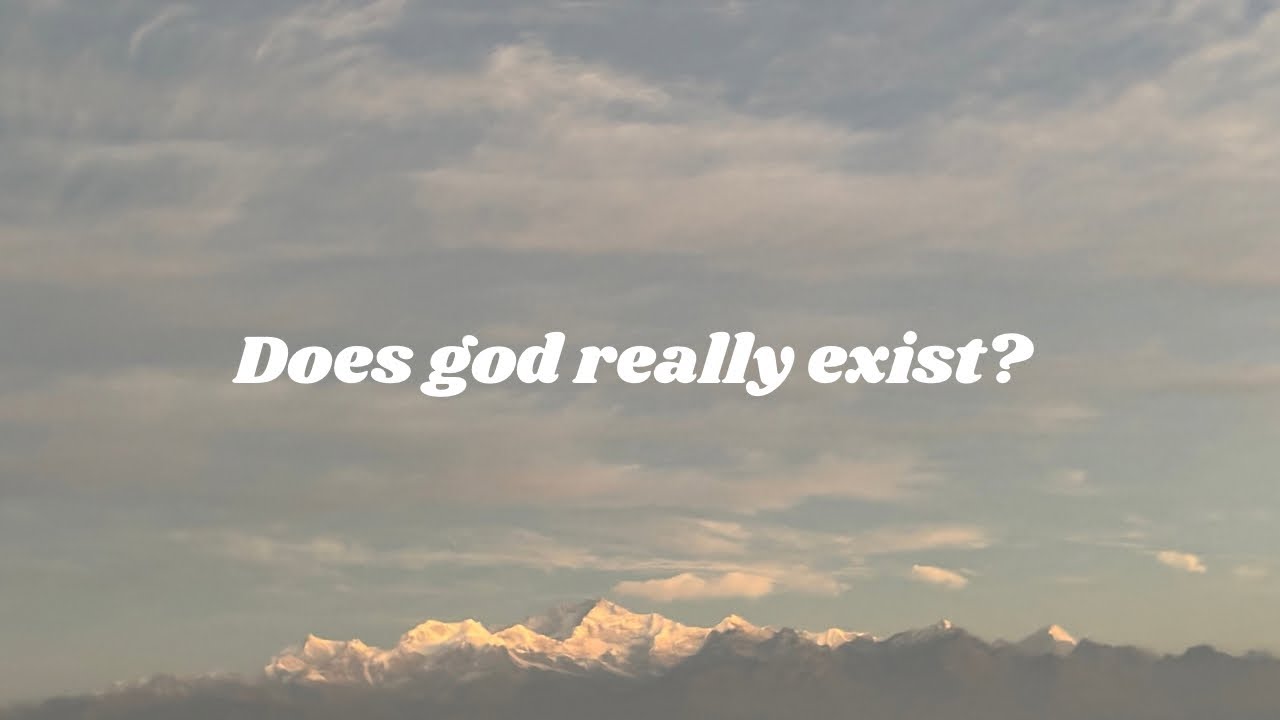 does god really exist? - YouTube