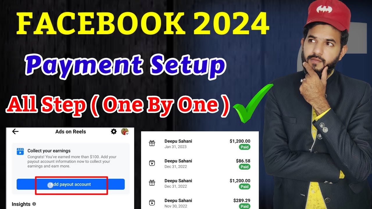Facebook Payout Setup Kaise Kare Facebook Bank Details Payment Payout