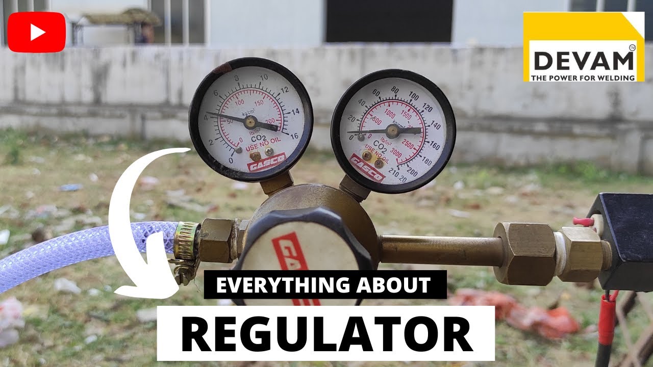 Two Stage Regulator For Mig Welding | Explained | Co2 Welding Machine ...