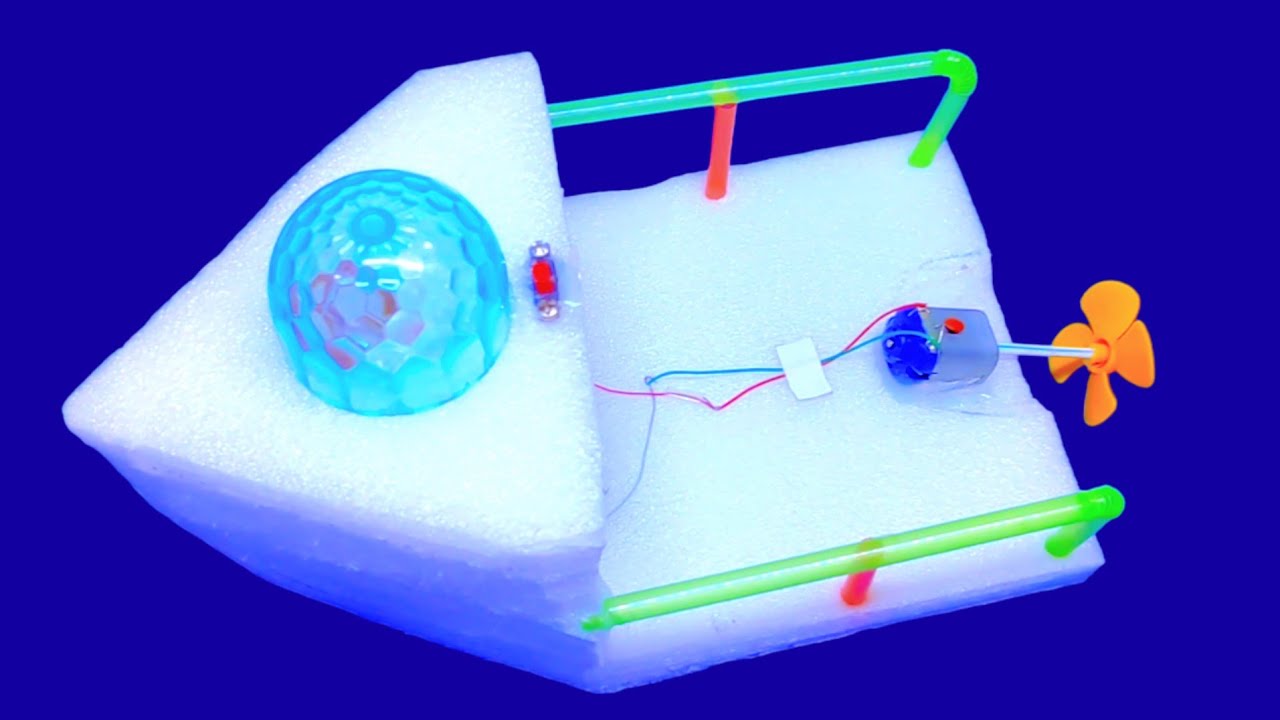 Creative school project | Diy speed boat - YouTube