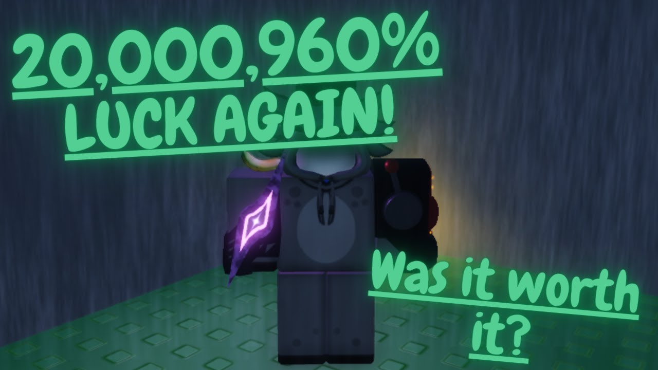 USING MAX LUCK ONCE AGAIN IN SOLS RNG! - YouTube