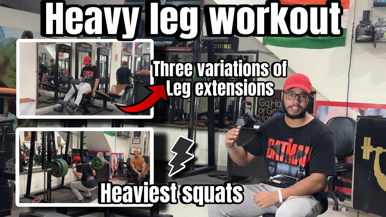 Day27 of 60days weight gaining || heavy legs workout || this workout ...