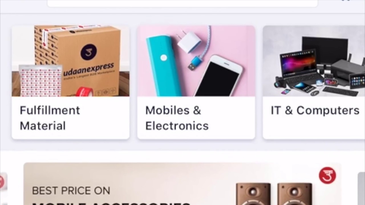 How To Order Packing Material from Udaan App - YouTube