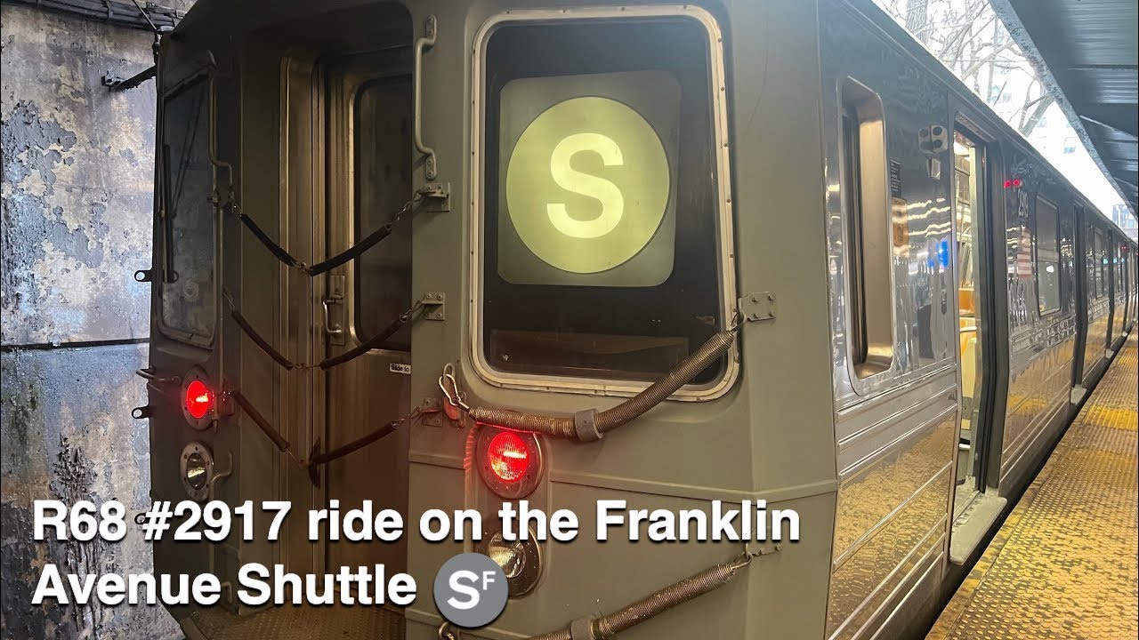 MTA NYCT: A ride in R68 #2917 on the Franklin Avenue Shuttle. - YouTube