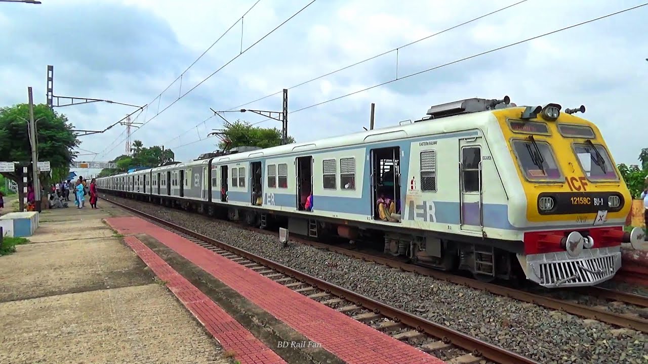 Back to Back high speedy UP & DOWN Bardhaman-Howrah Local Train (Via ...