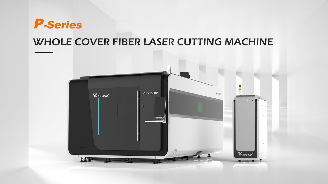 VLF1530P WHOLE COVER FIBER LASER CUTTING MACHINE - YouTube