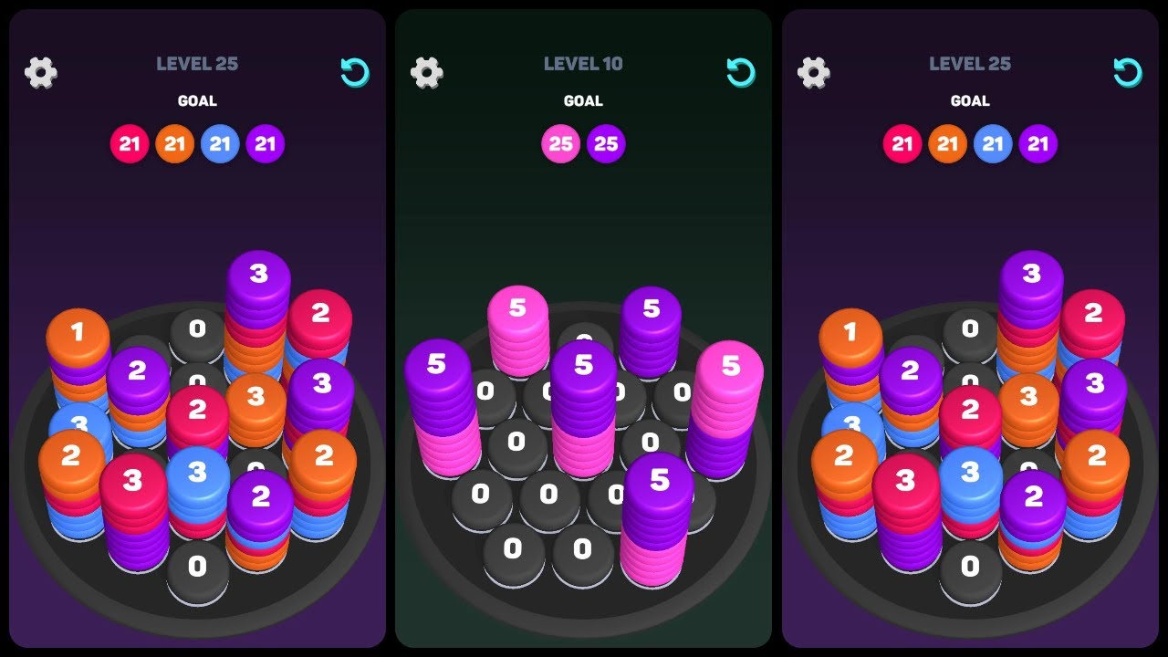 Pile Sort Game Gameplay Android Mobile - YouTube