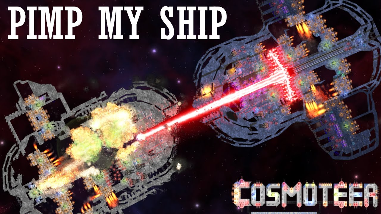 Cosmoteer - Pimp My Ship part 1 - Large mixed career ship - YouTube