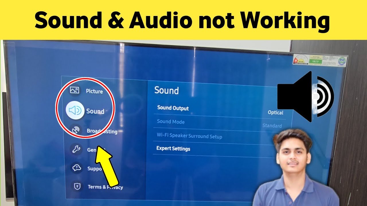 Samsung TV : Sound & Audio not Working ( Fix ) - YouTube
