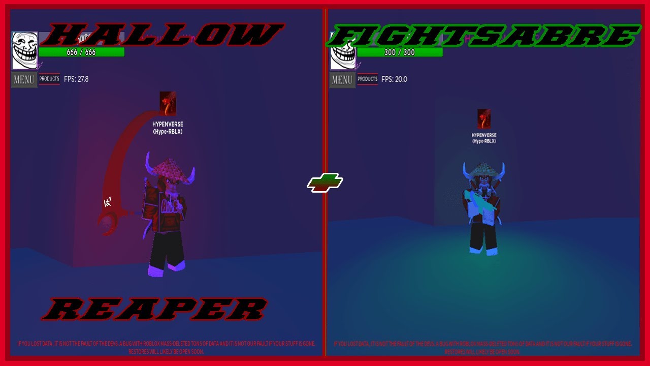 HALLOW REAPER + FIGHTSABRE SHOWCASE (AND HOW TO GET BOTH) A UNIVERSAL ...