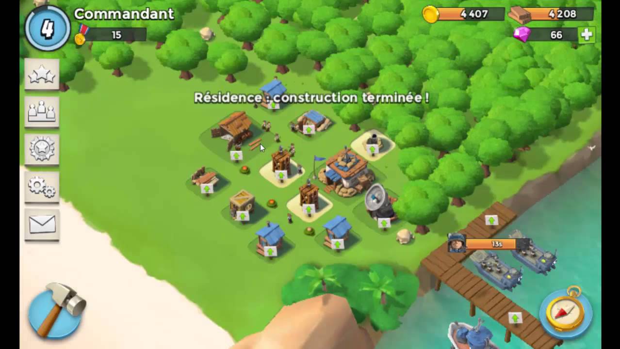 Comment bien commencer dans Boom beach - YouTube