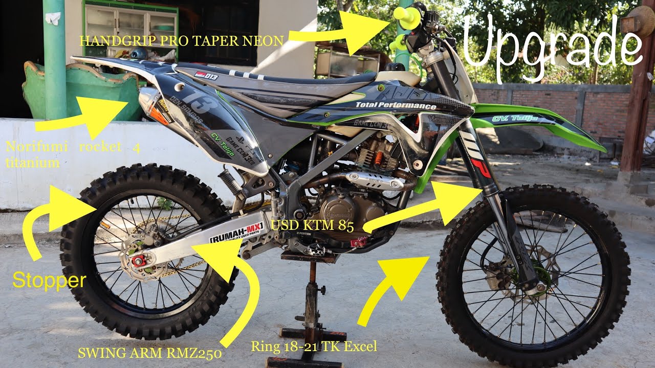 Kawasaki KLX 150 Full Option Upgrade - YouTube