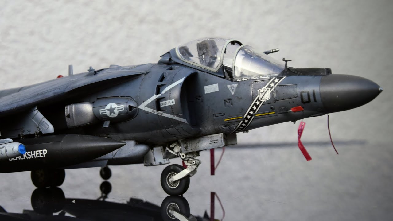 Building the AV-8B Harrier II Plus 🛩️ | 1/48 UMA Models Full Build ...
