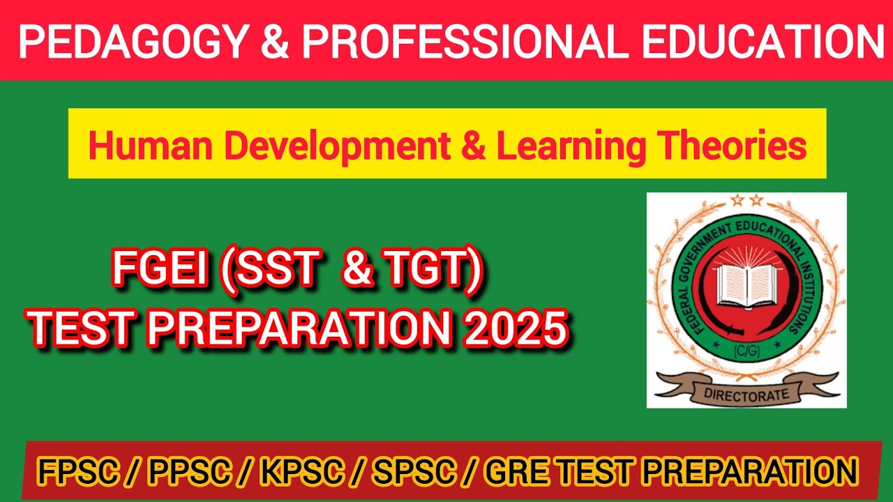 Human Development & Learning Theories | Pedagogy and Professional ...