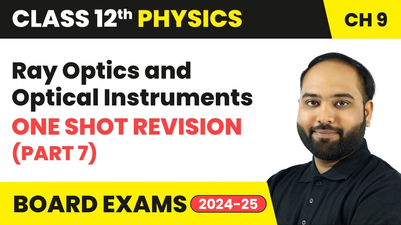 Complete Chapter Revision (Part 7) - Ray Optics and Optical Instruments ...
