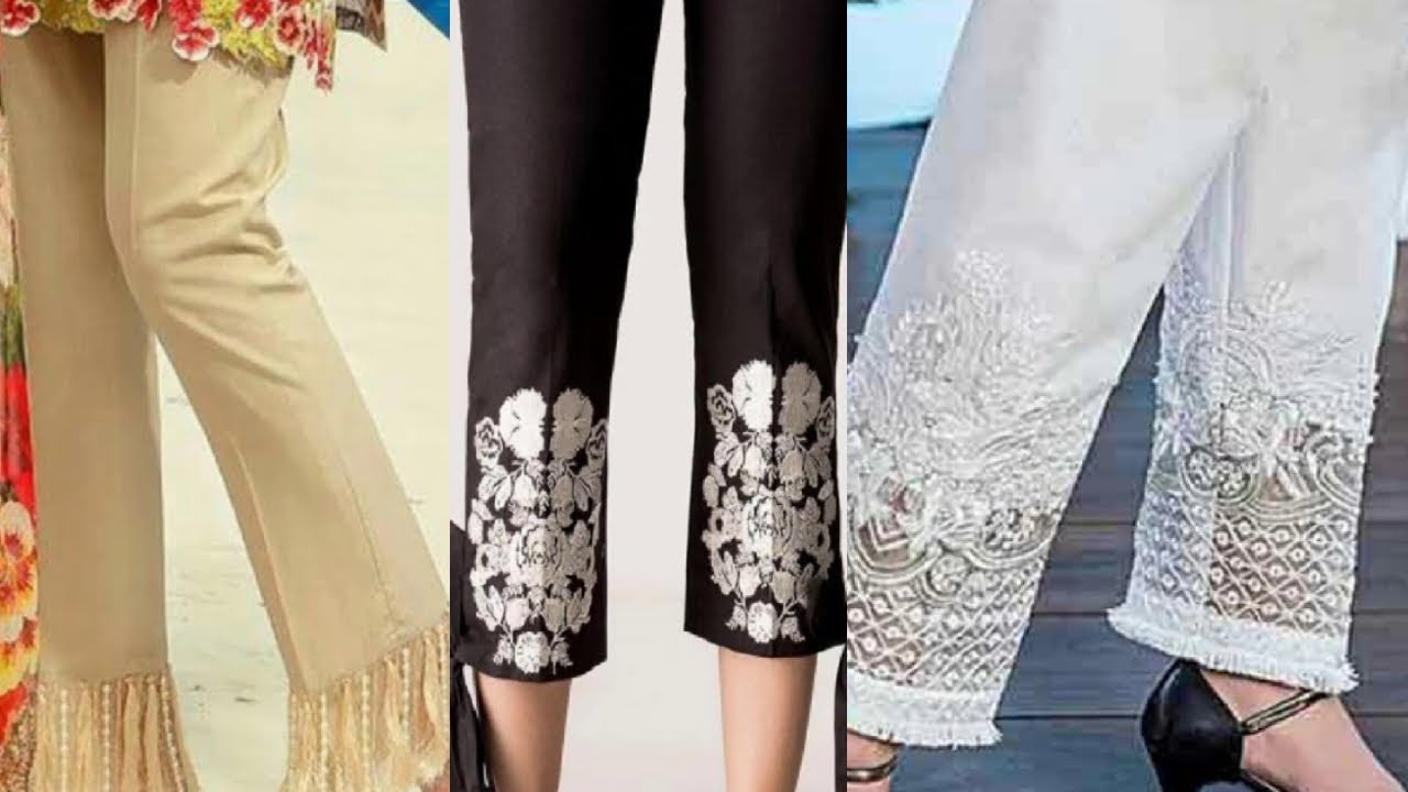 LATEST LADIES FANCY TROUSER DESIGNS | NEW FANCY TROUSER DESIGNS FOR ...