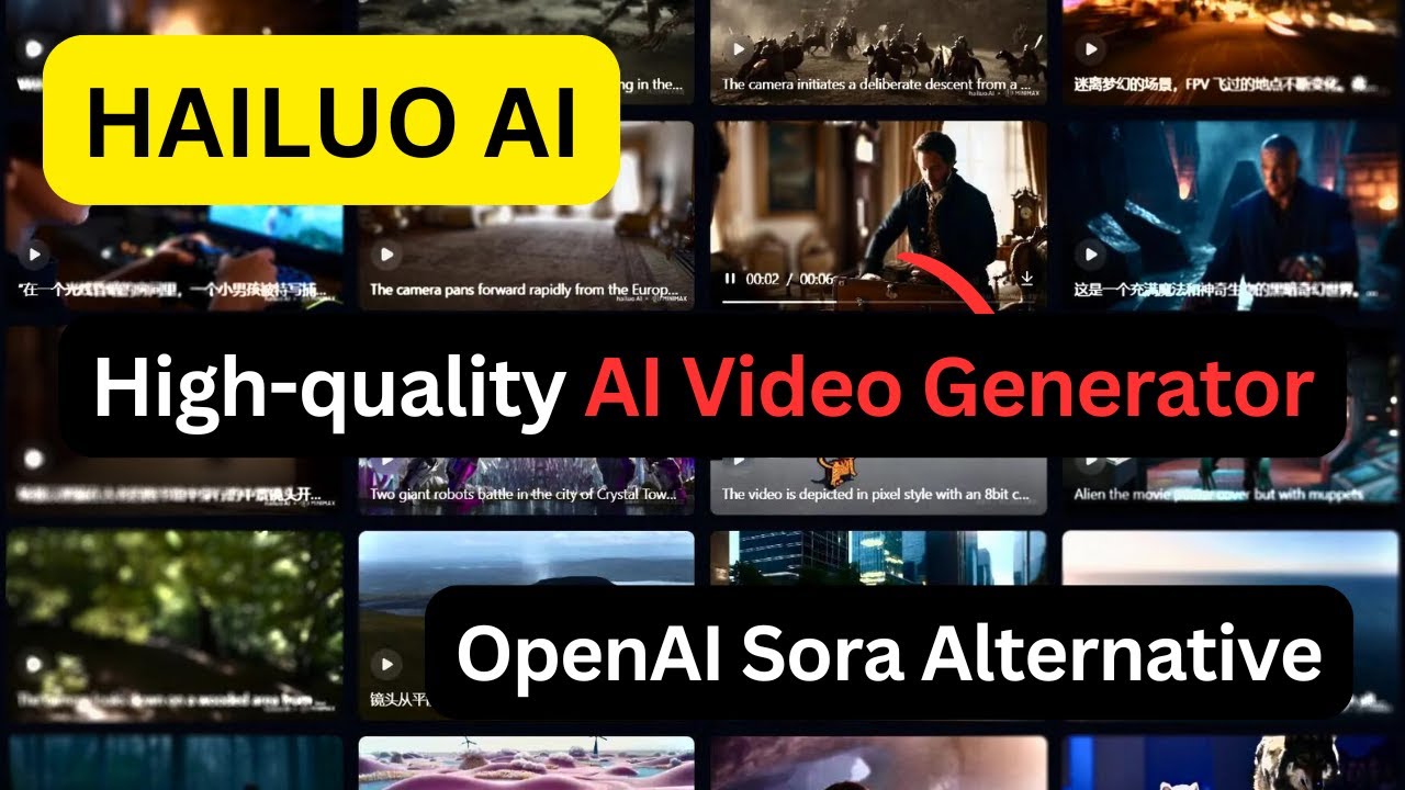 Hailuo AI: Sora & Runway Killer? Free High-quality AI Video Generator ...