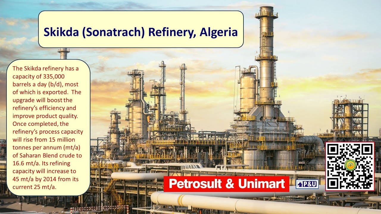 145 Skikda (Sonatrach) Refinery, Algeria - YouTube