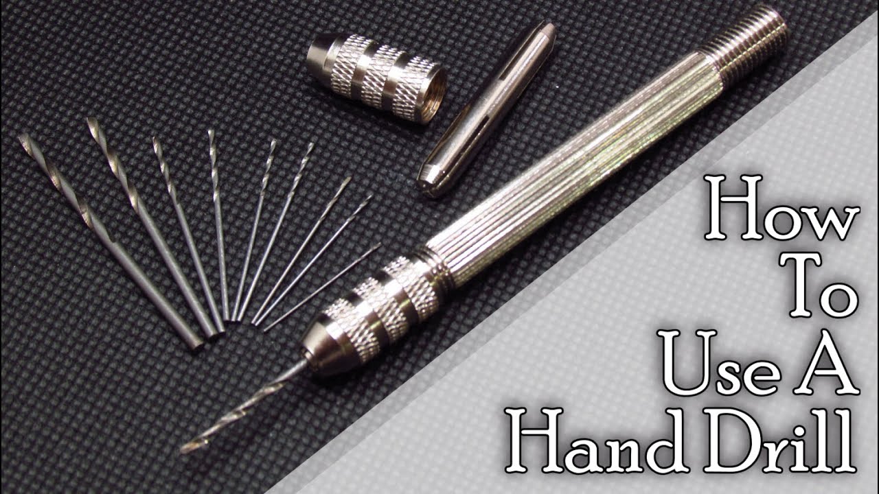 How To Use A Hand Drill \ Pin Drill - YouTube
