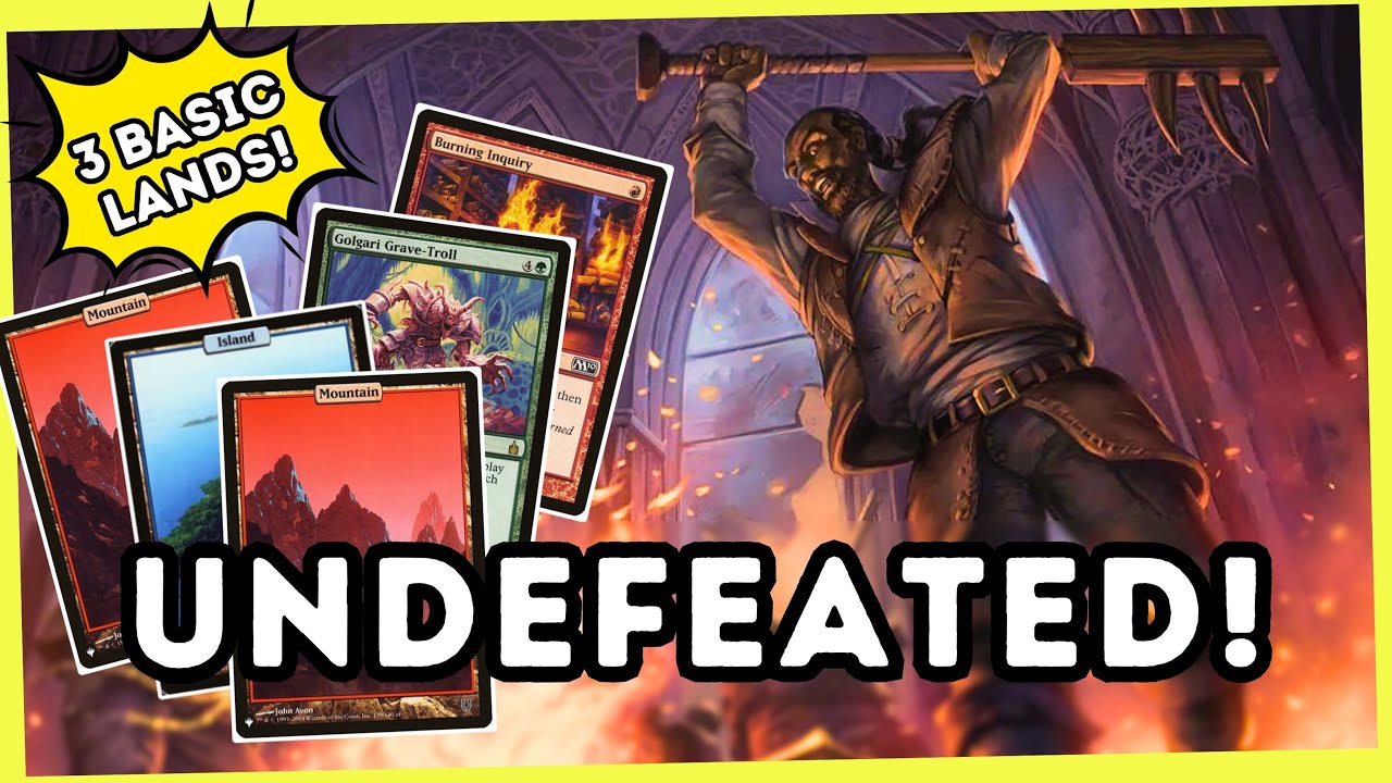 🏆 UNDEFEATED 🏆 with 3 BASIC LANDS! Turbo Dredge v4.1 | A Legacy MTG ...
