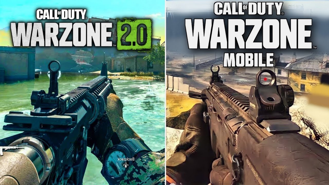 Cod Warzone Mobile vs Cod Warzone 2 0 Comparison🔥 - YouTube