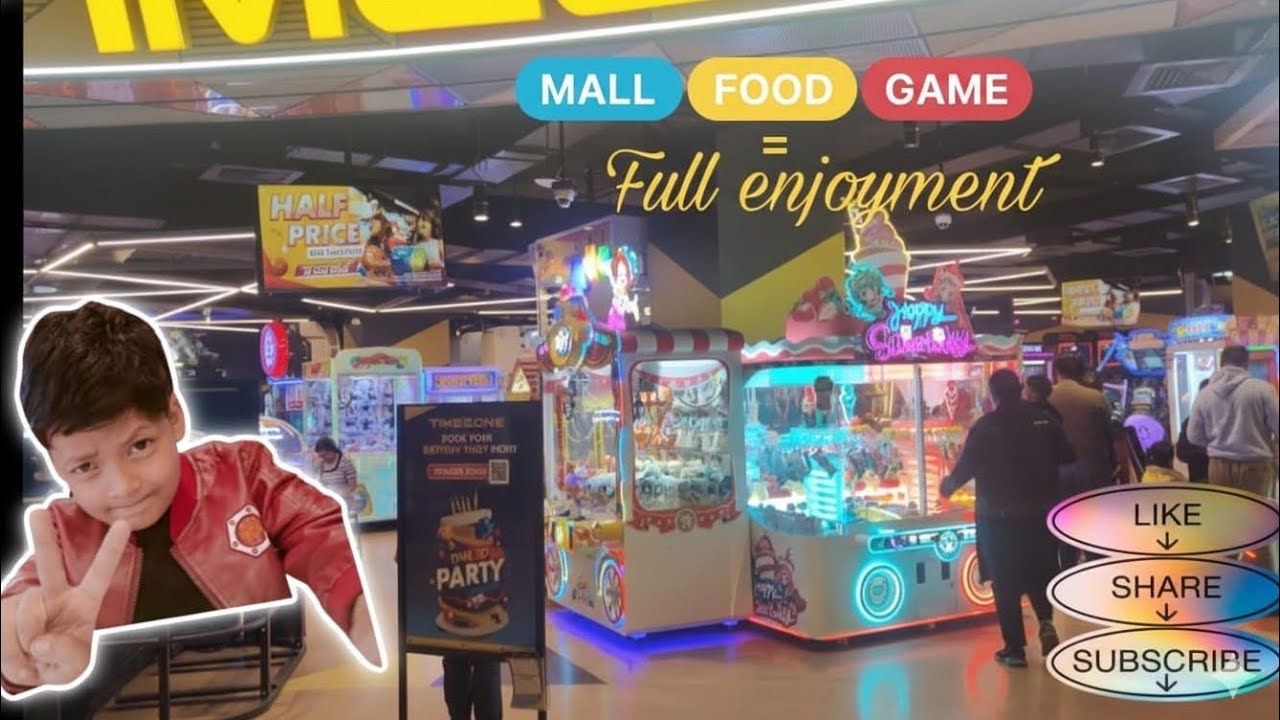 Mall=Games+Food+Full Enjoyment 🤩🎮🍔 #DayOut #IndianVlogger #FoodVlog # ...