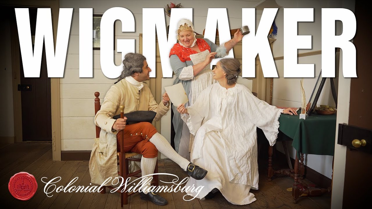Wig Maker In Colonial Times