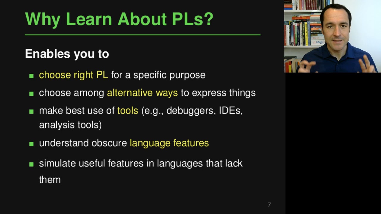 Lecture Introduction Part 1 Motivation Of Programming Paradigms Youtube