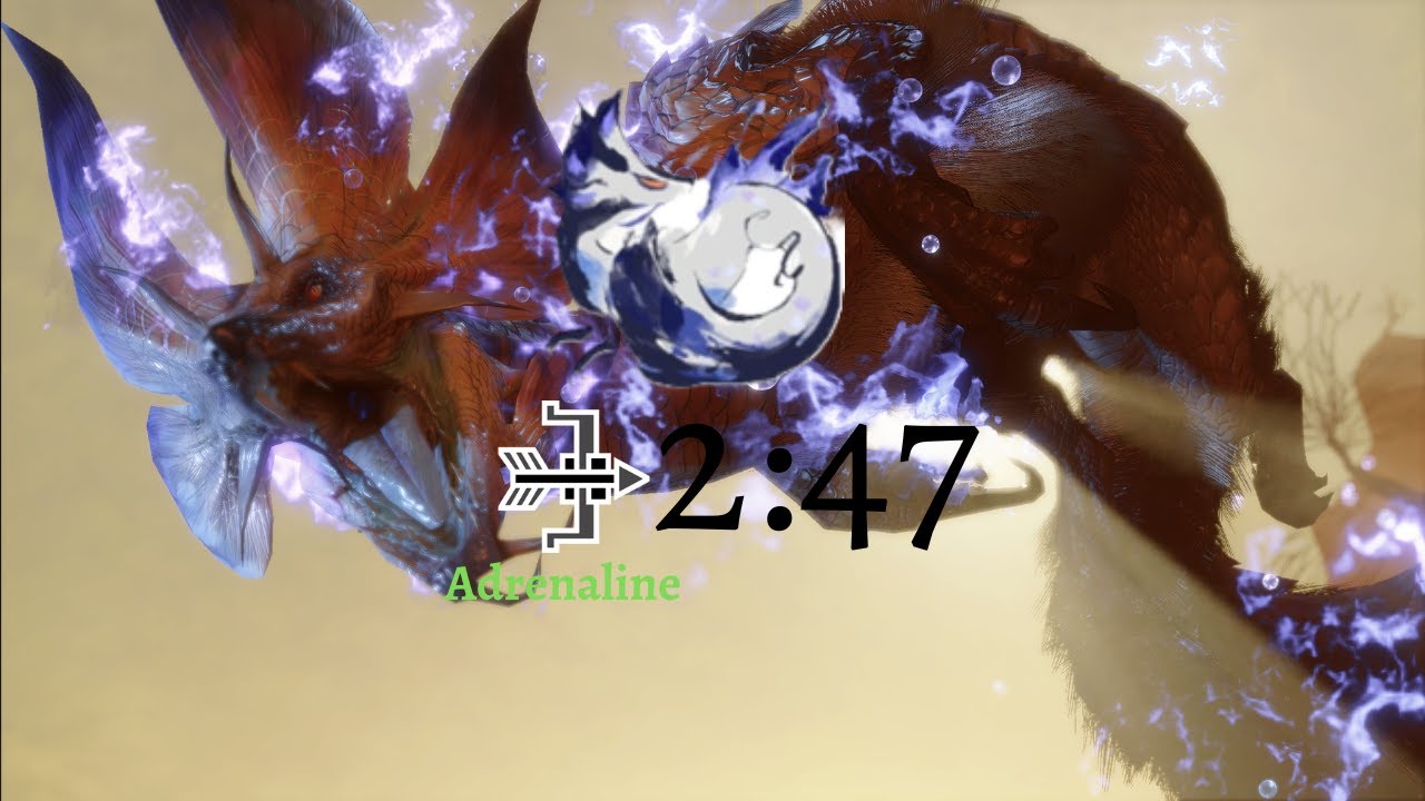 MHRise | Violet Mizutsune | Solo - Bow (Adrenaline) | 2:47 - YouTube