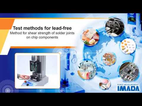 Chip components solder joints shear strength test - YouTube