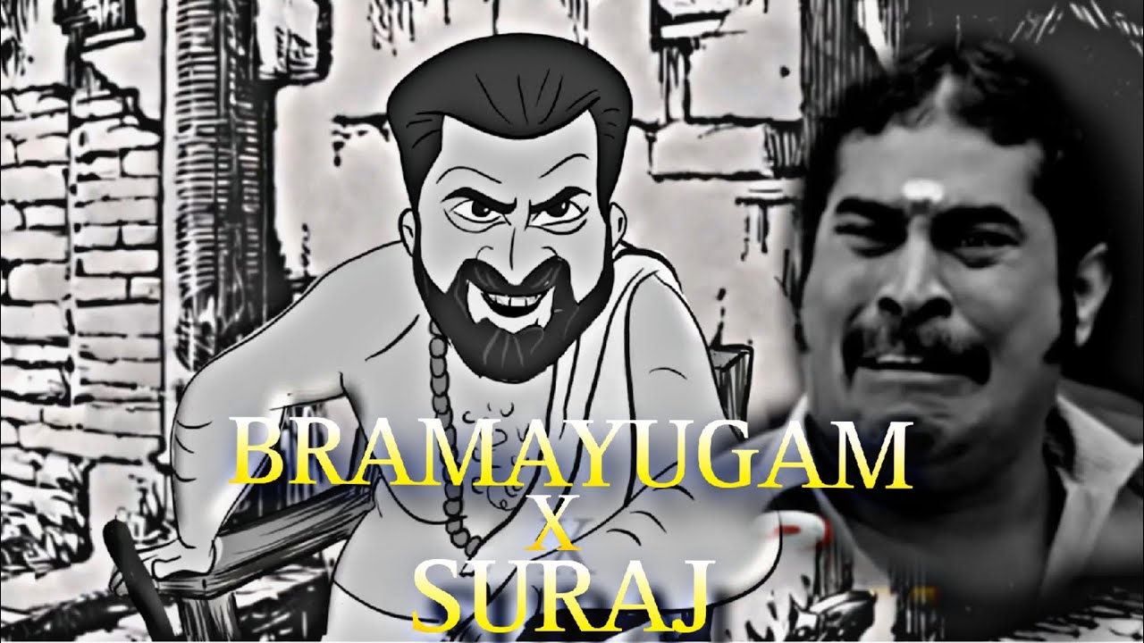 Suraj in Bramayugam 😂 Comedy | Bramayugam Troll | 2D animation comedy ...