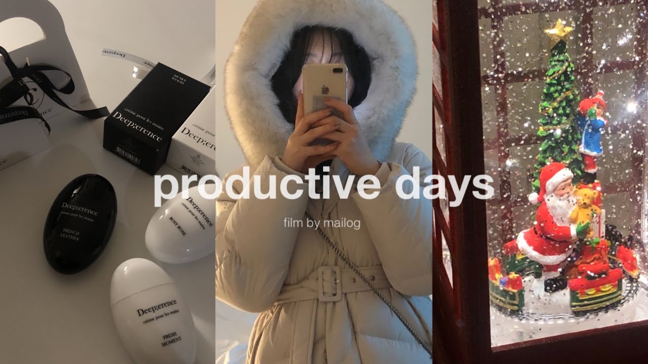 Vlog 직장인 브이로그 2024년을 마무리하며 ☃️ 딥퍼랑스 직장인코디 다이어트 식단 자기계발 새벽기상