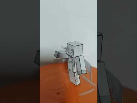 PAPERCRAFT MINECRAFT DUENGONS VEX - YouTube
