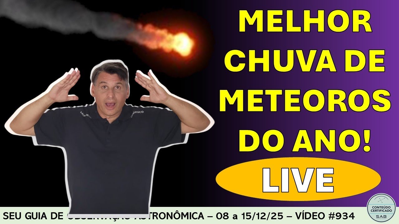 Belíssima chuva de meteoros Geminids + Lua com Regulus e Spica – Saiba ...