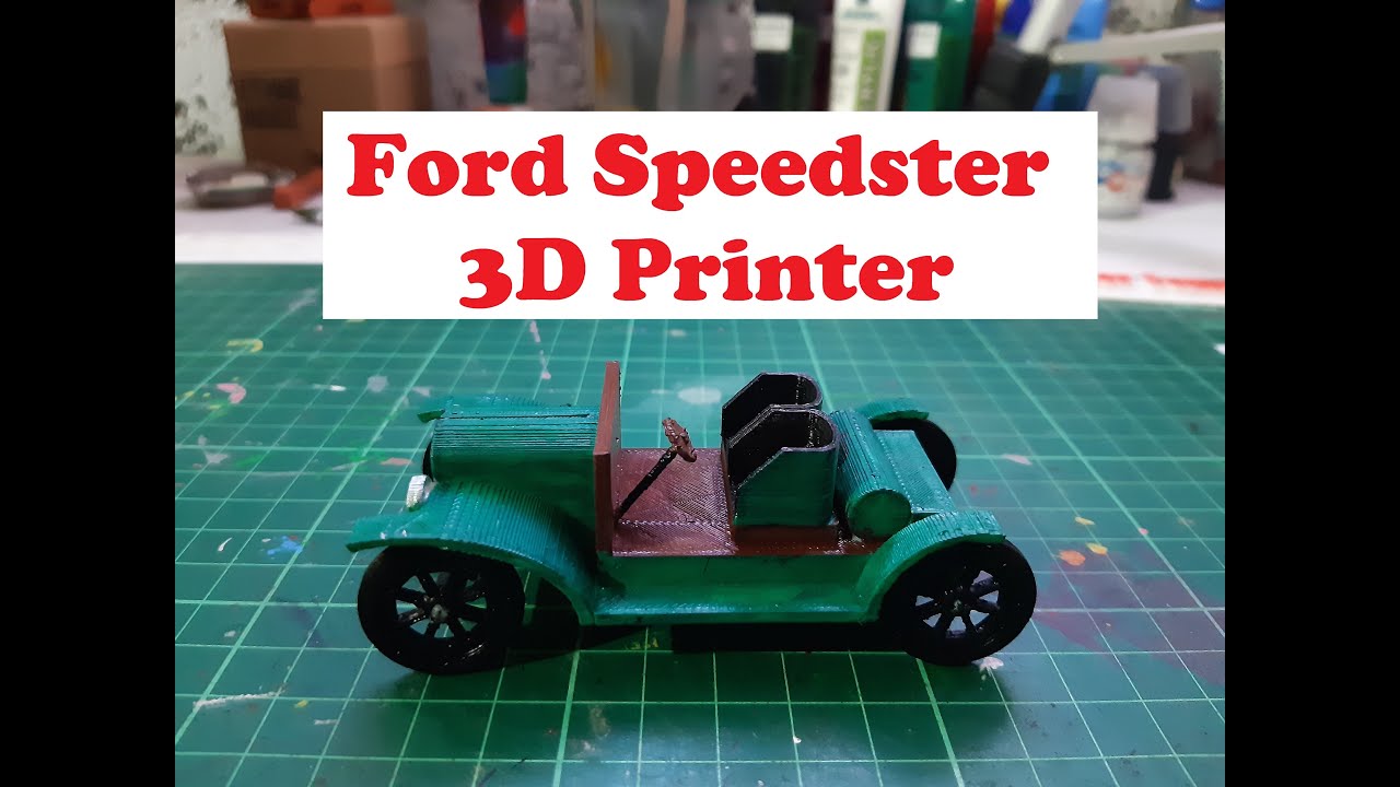 Ford Speedster Car 3D Printer - YouTube