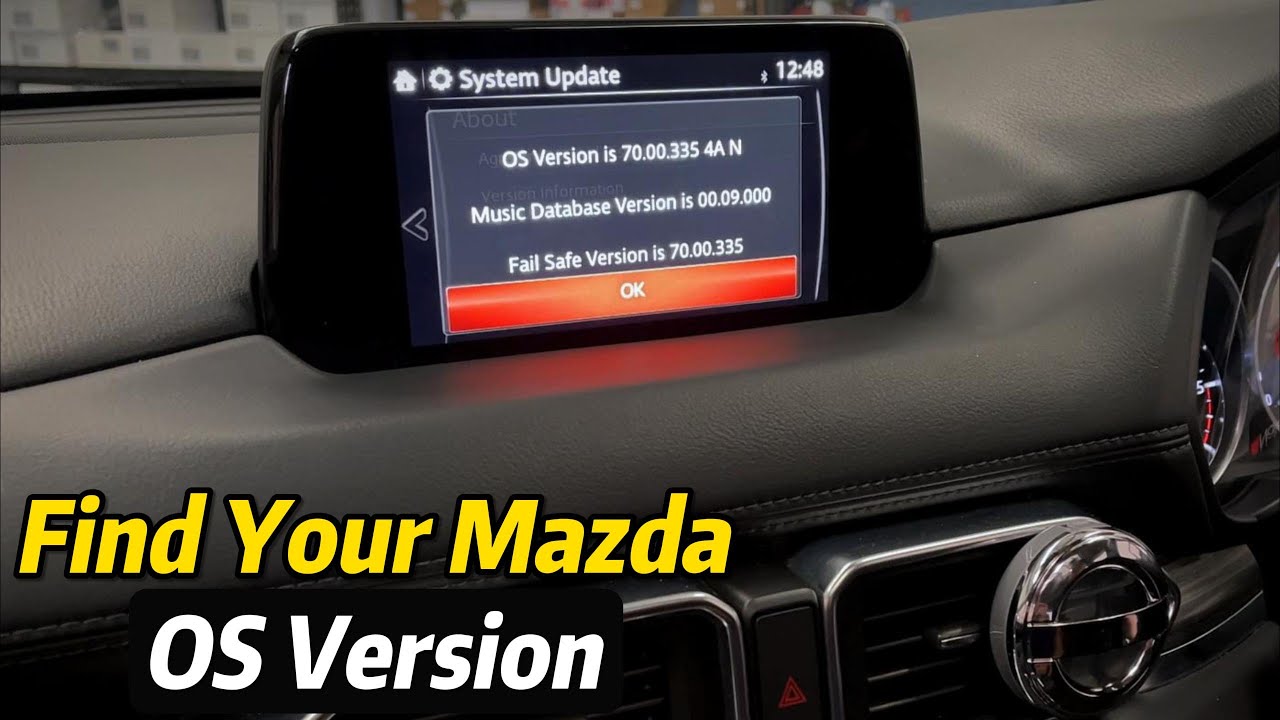 Where To Find Your Mazda OS Version in Mazda Connect® - YouTube