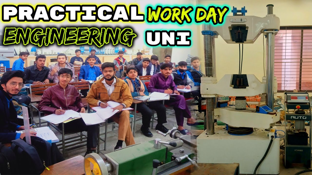 Practical lab of civil engineering course - YouTube
