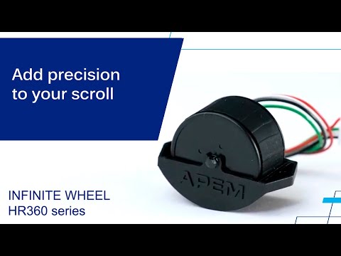 Great Precision with an Infinite Wheel on a Joystick or a Control Panel | APEM
